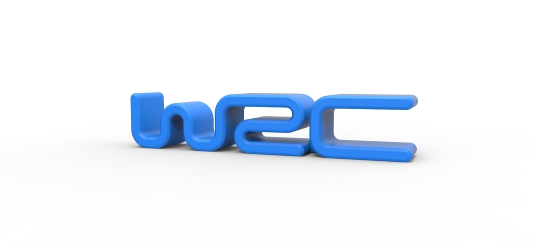 3D Printed 3D printable WRC emblem by CosplayItemsRock | Pinshape