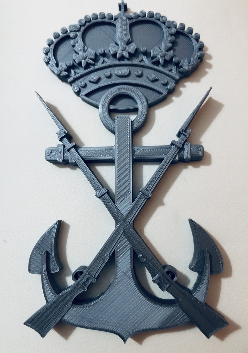 Spanish Marine Shield - Pinshape