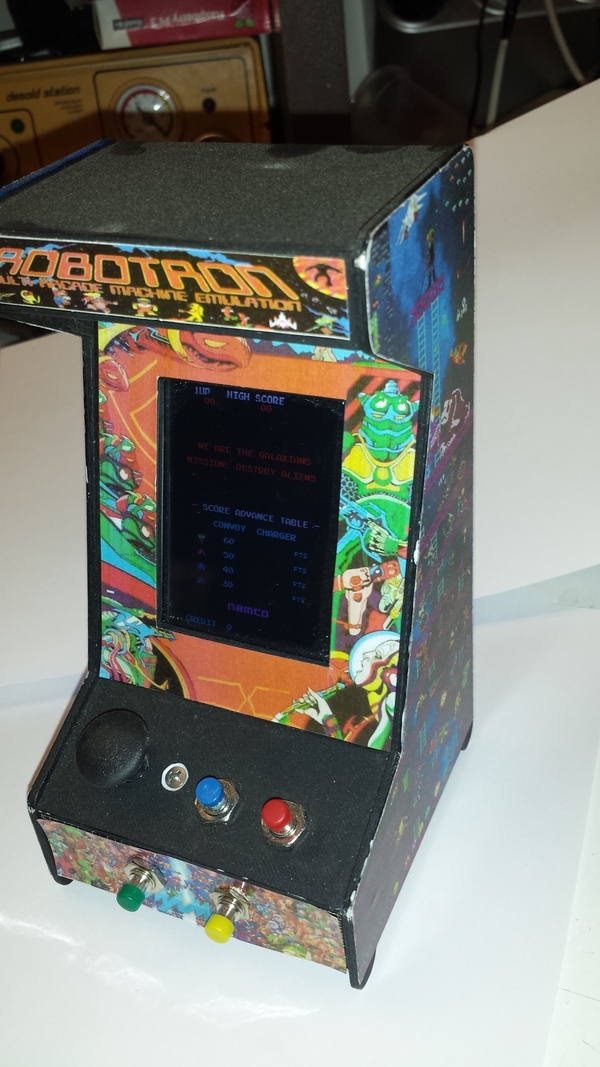 Mini Arcade Machine (horizontal view) - Pinshape