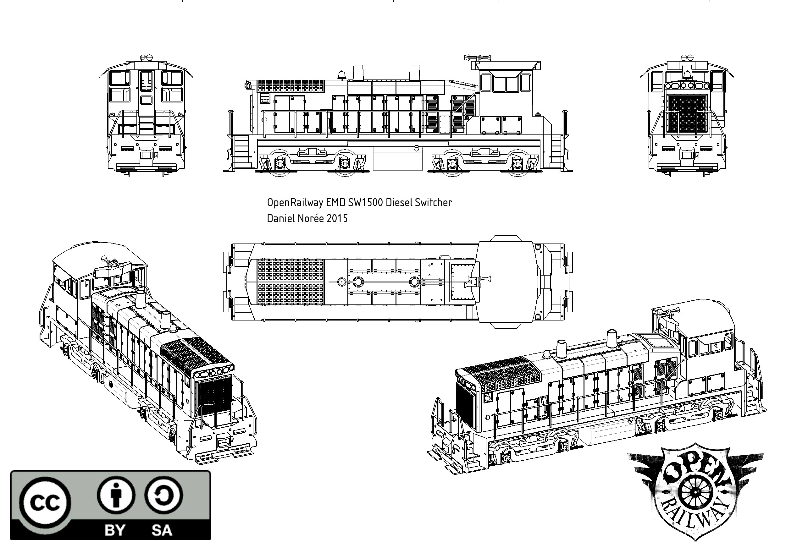 Emd Diesel Locomotive Technical Drawings All Sizes | EMD Class 66