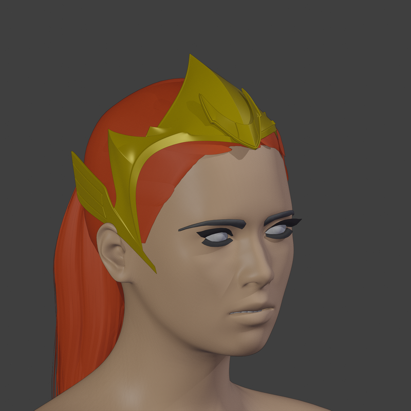 Mera crown from Justice Leagues - Pinshape