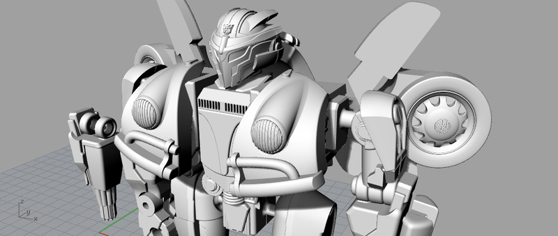 Bumblebee action figure 3D print model - Pinshape
