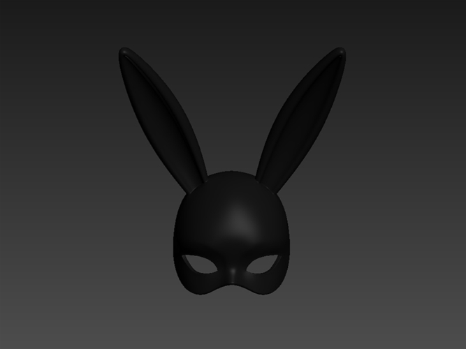 3D Printed Rabbit Mask by Baria CG | Pinshape