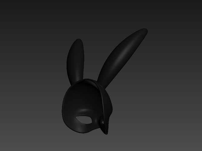 3D Printed Rabbit Mask by Baria CG | Pinshape