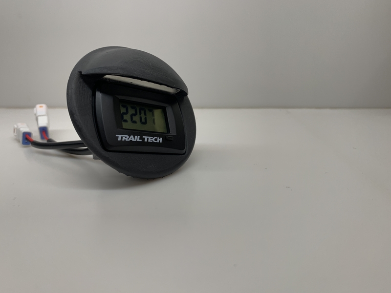 Bullet Headlight Trail Tech Digital Gauge V2 with Light Affect - Pinshape