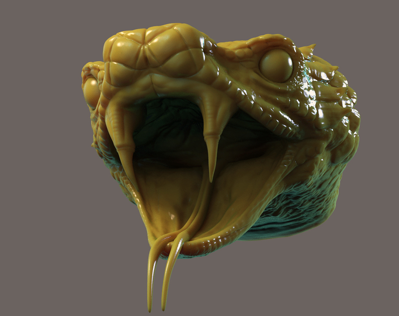 snakeHead - Pinshape