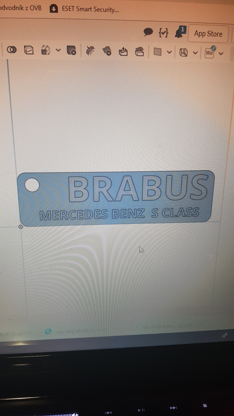 Mercedes Key ring BRABUS - Pinshape