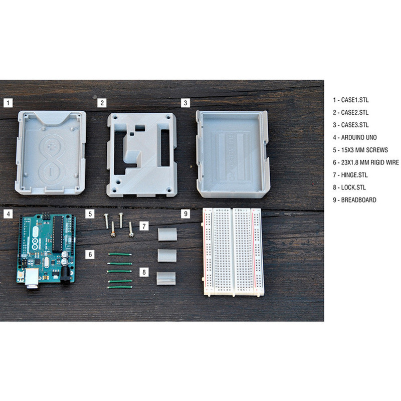 ARDUINO UNO PORTABLE LAB CASE - Pinshape