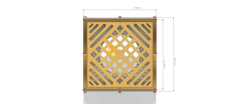 Rainwater roof Parapet Drain w Grade L Grating trap - Pinshape