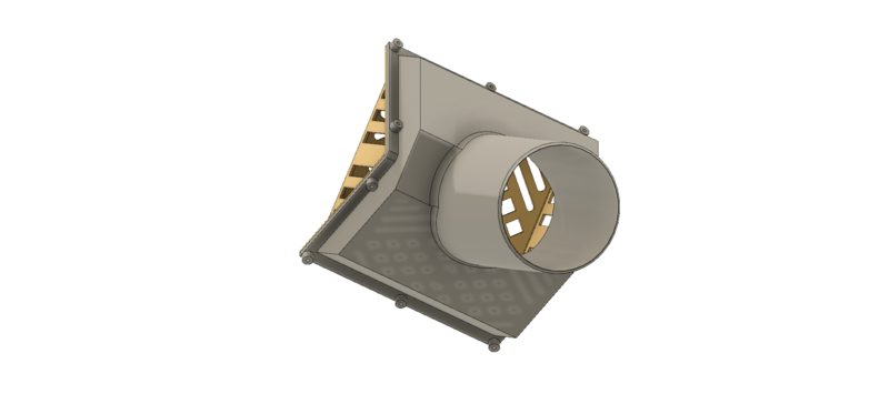 Rainwater roof Parapet Drain w Grade L Grating trap - Pinshape