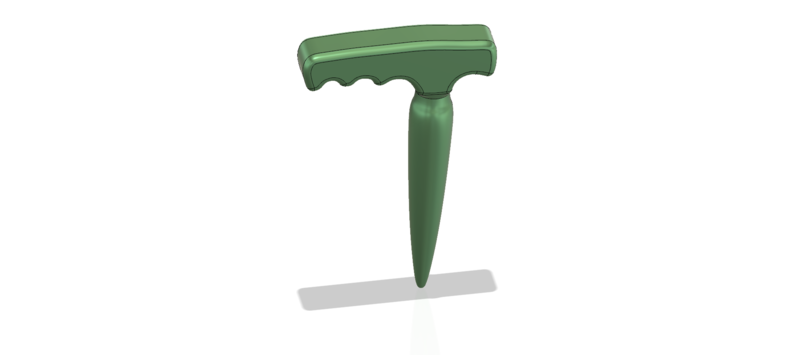 Dibber Digging Hole Tool Garden professional 3d-print and cnc - Pinshape