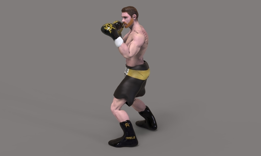 3D Printed Canelo Alvarez Boxing by zbrushingmx | Pinshape