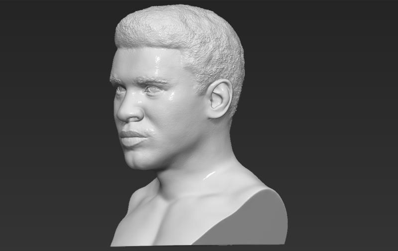 Muhammad Ali bust 3D printing ready stl obj - Pinshape