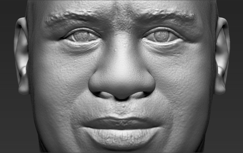 Magic Johnson bust 3D printing ready stl obj - Pinshape