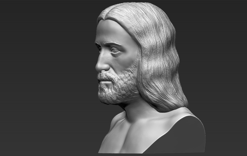 Jesus reconstruction based on Shroud of Turin 3D printing ready - Pinshape