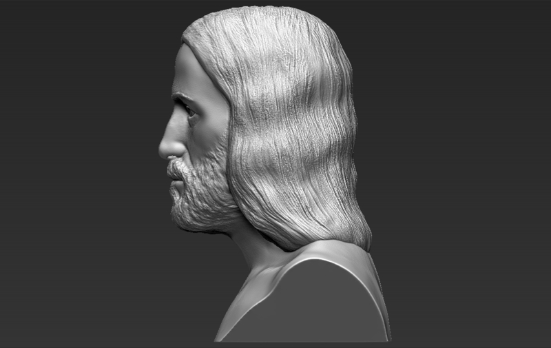 Jesus reconstruction based on Shroud of Turin 3D printing ready - Pinshape