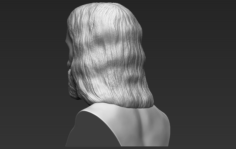 Jesus reconstruction based on Shroud of Turin 3D printing ready - Pinshape