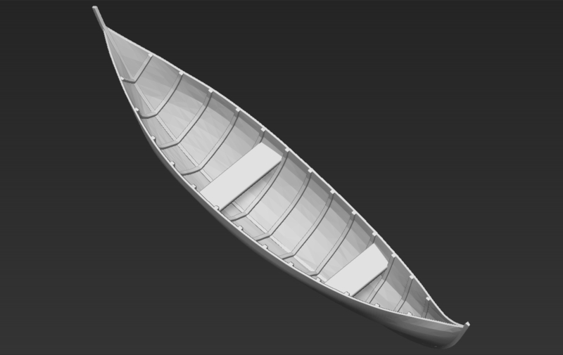 Elven Boat from Lothlorien Lord of the Rings stl obj - Pinshape