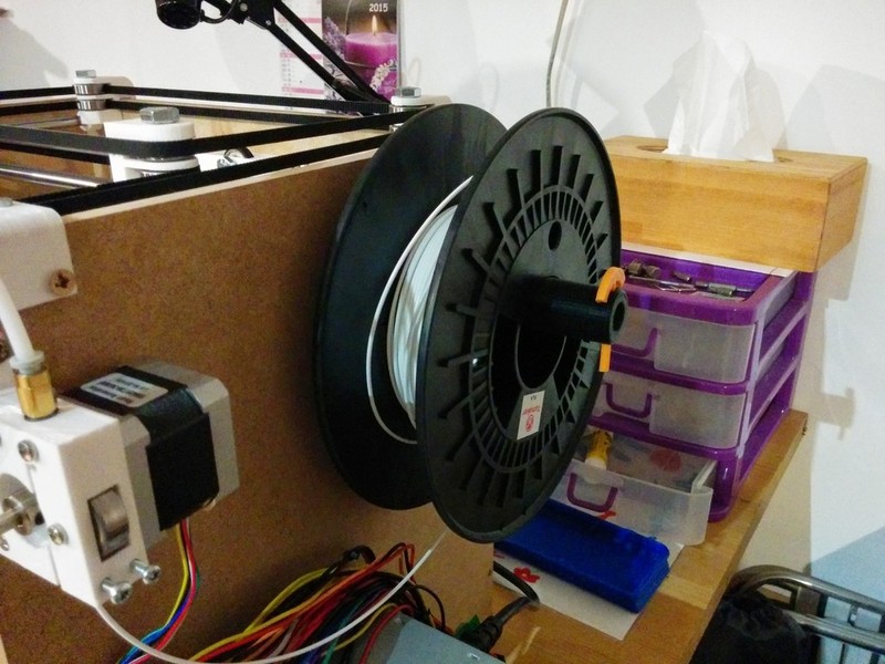 Simple side spool holder - Pinshape