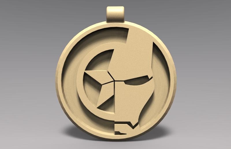 Iron man captain america keychain - Pinshape