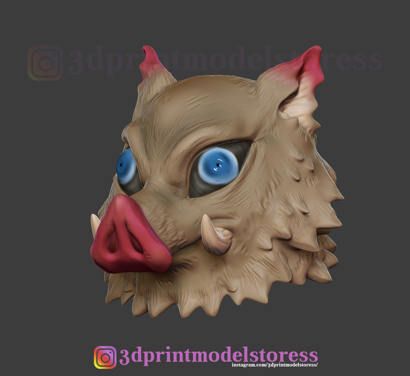 Demon Slayer Inosuke Mask Kimetsu no Yaiba Cosplay Helmet - Pinshape