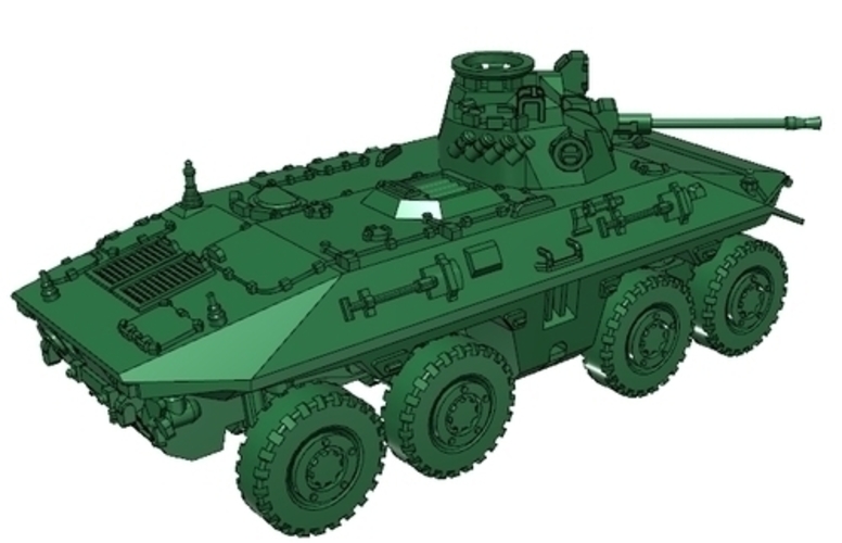 3D Printed Spähpanzer Luchs. 1-100 scale by loxfil | Pinshape