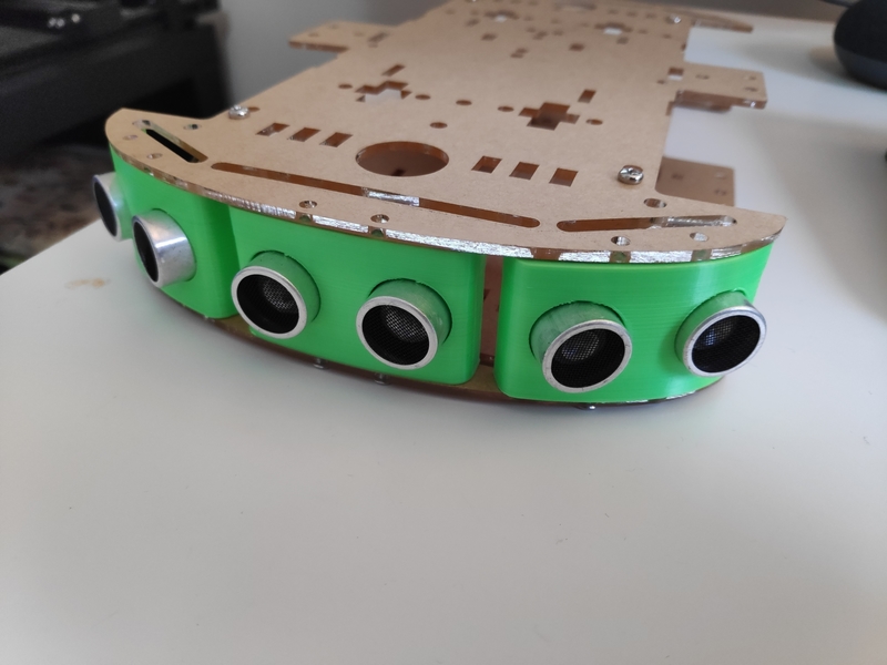 HC-SR04 Ultrasonic Range Finder Mount - Arduino Smart Car - Pinshape