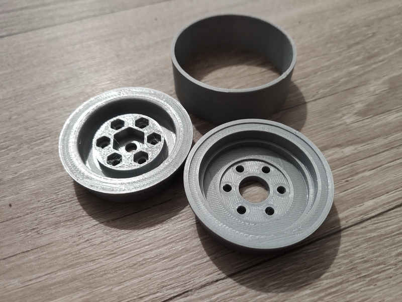 RC Beadlock wheel 1:10 - Pinshape