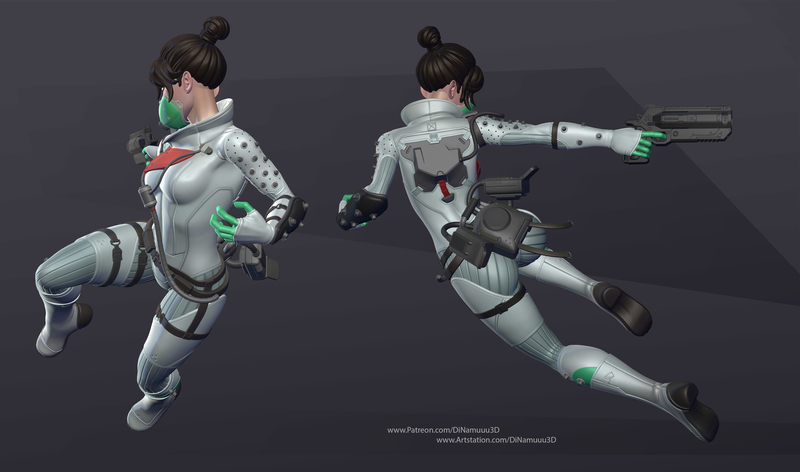 Apex Legends Wraith with Wingman 3D Print Model - Pinshape