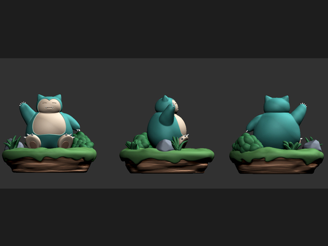 3D Printed Pokemon Snorlax by 3d Lord | Pinshape
