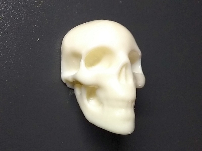 3D Printed Skull Knob for Guitar or any 6mm knurled shaft by Gunslinger ...