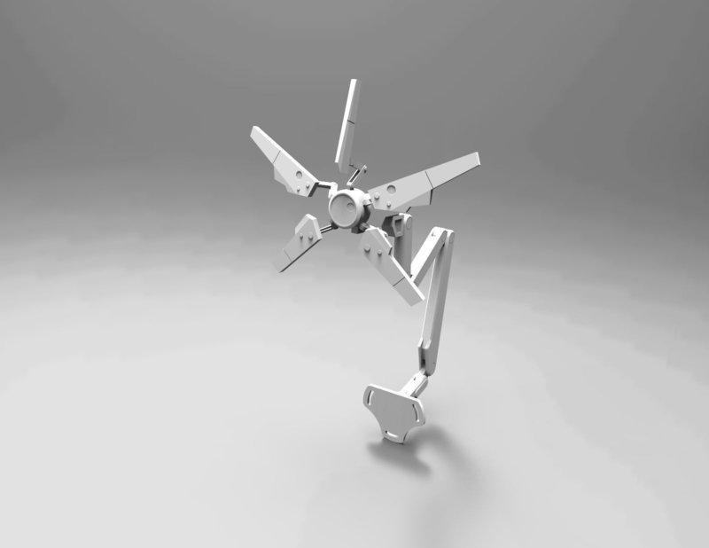 Odradek Death Stranding 3D print model - Pinshape