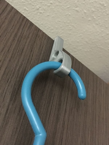 3D Printed wardrobe closet hook by John Huppertz | Pinshape