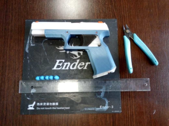 3D Printed FULLY Functional 3D Printable Toy/Prop Gun!!! by ...