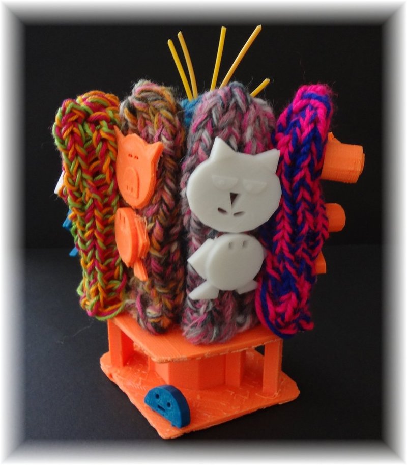 finger puppet holder - Pinshape