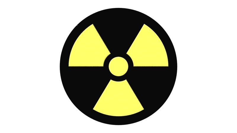 nuclear radiation symbol - Pinshape