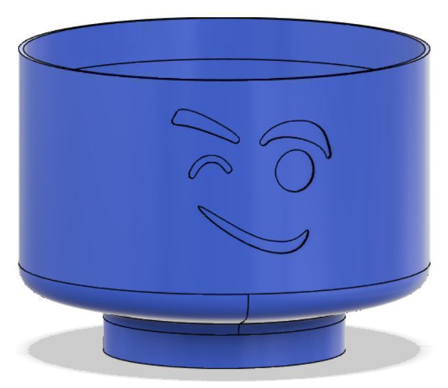 Lego Happy Face Wink