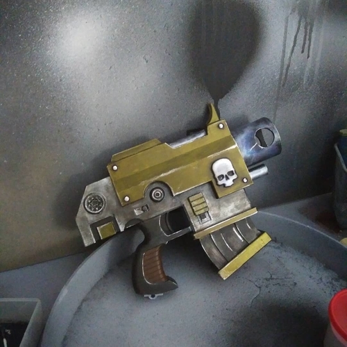 3D Printed Warhammer bolter human sized by AlakazanCosplay | Pinshape