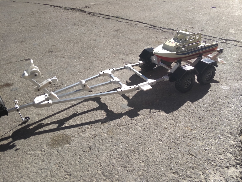 Trailer Boat Traxxas Spartan - Pinshape