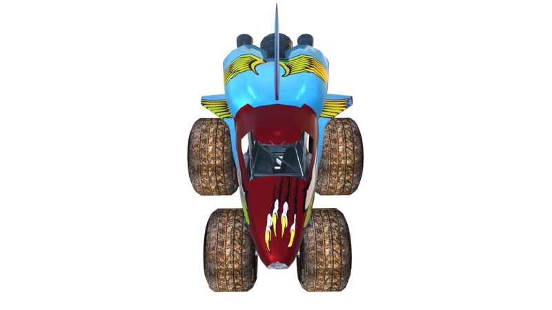 Plane Monster Truck - Pinshape