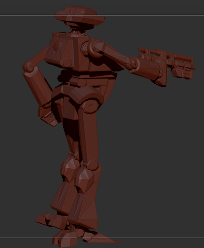 3D Printed Star Wars T-Series Tactical Droid Legion Scale by StarKiller ...