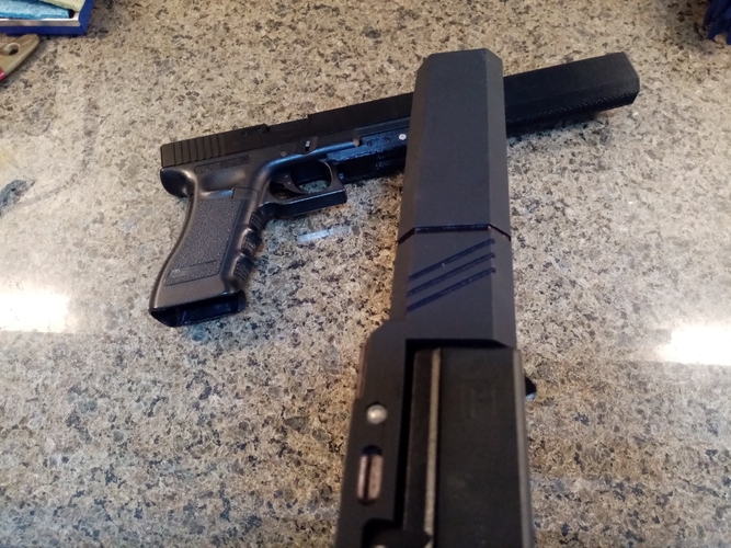 3D Printed Glock Compensator/Suppressor Osprey Style long by ...