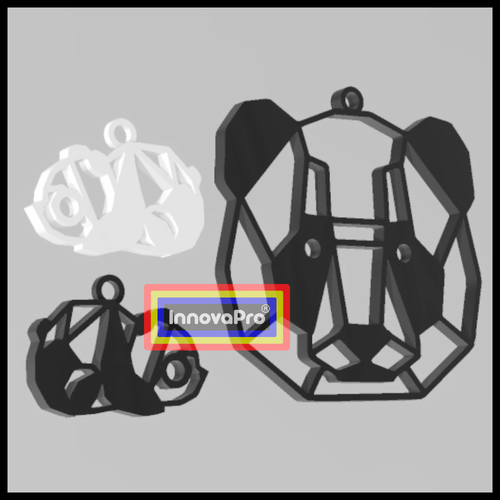 3D Printed Panda Earrings and Pendant Set by InnovaPro | Pinshape