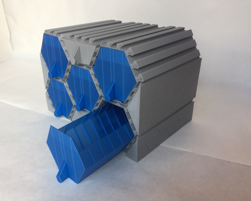 Vase Mode Hexagonal Modular Drawers - Pinshape