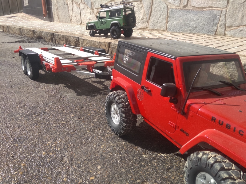 Trailer for crawler or rc car - Pinshape