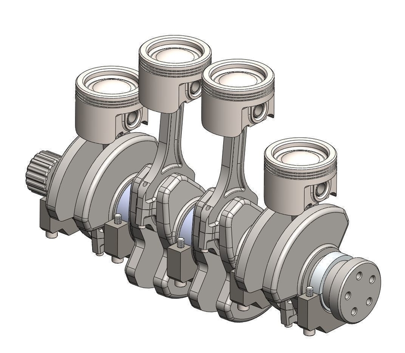 Engine block vw 1.8T ( printable) - Pinshape