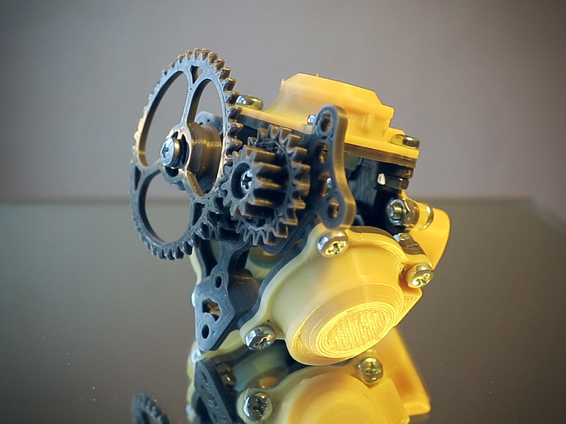 Balloon Powered Radial Engine - Pinshape