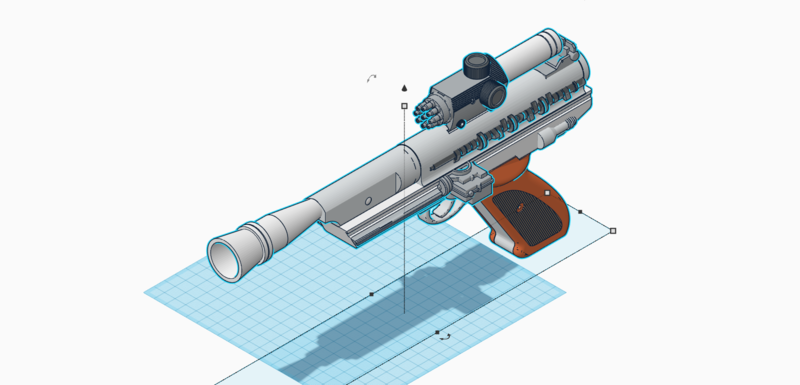 The Mandalorian; Razor Crest Arsenal Blaster 01 - Pinshape