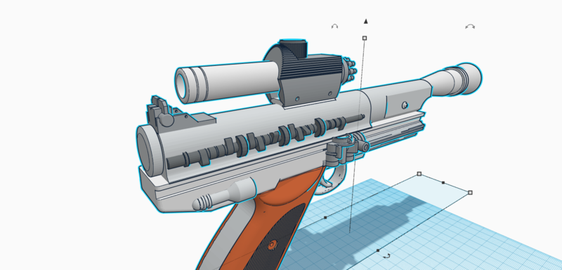 The Mandalorian; Razor Crest Arsenal Blaster 01 - Pinshape
