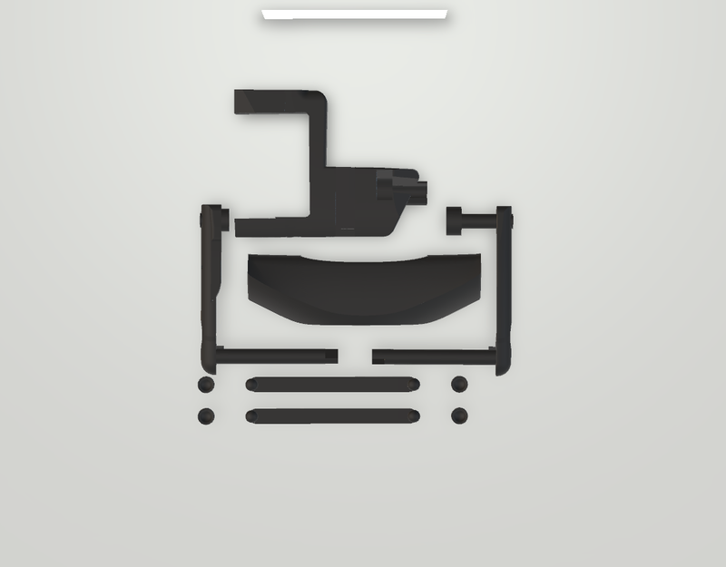 MK 85 Iron Man Helmet Hinge System - Pinshape